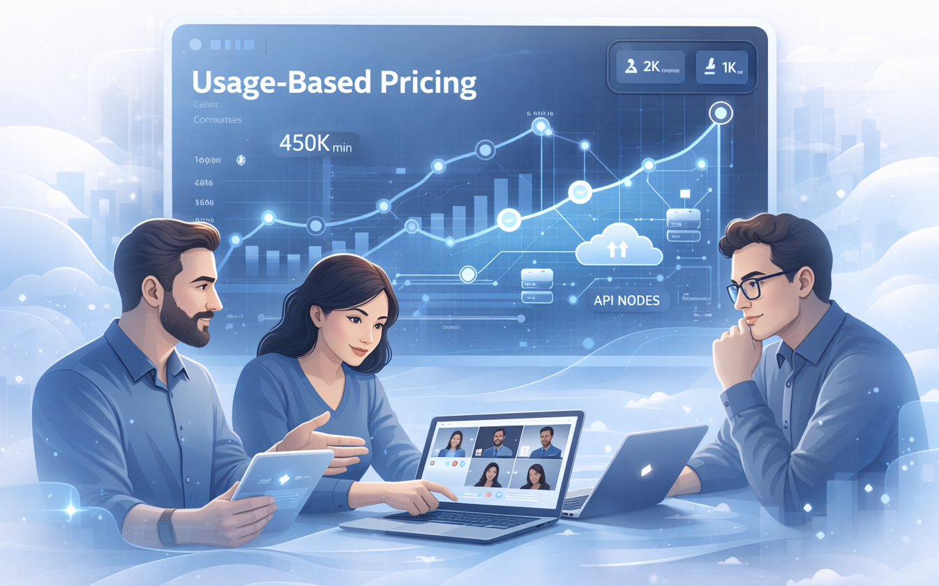 Usage Based Pricing for Video Conferencing APIs: What Founders Should Know